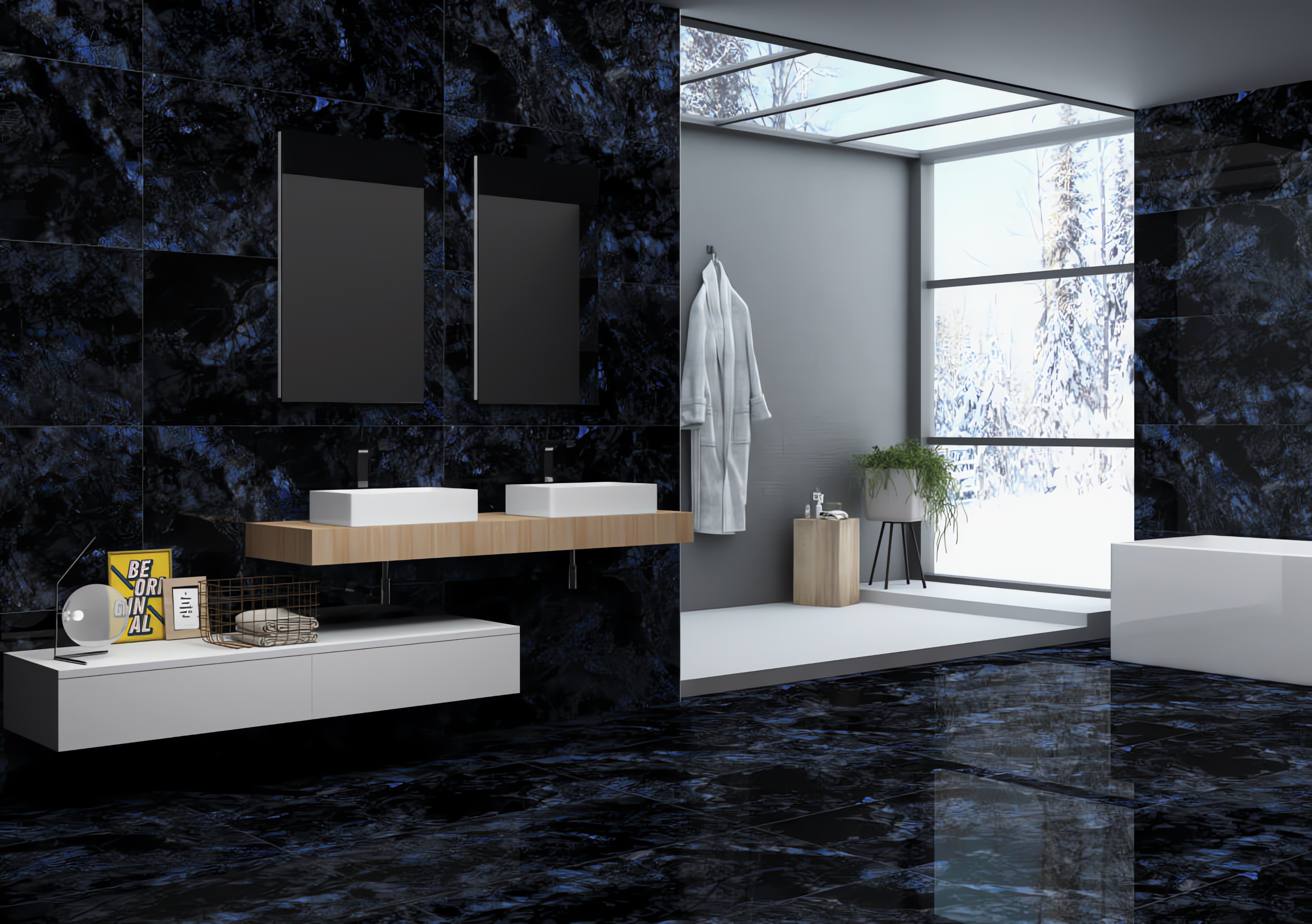 Transform Your Space with the Arno Blue Porcelain Tile – ZH Tiles ...
